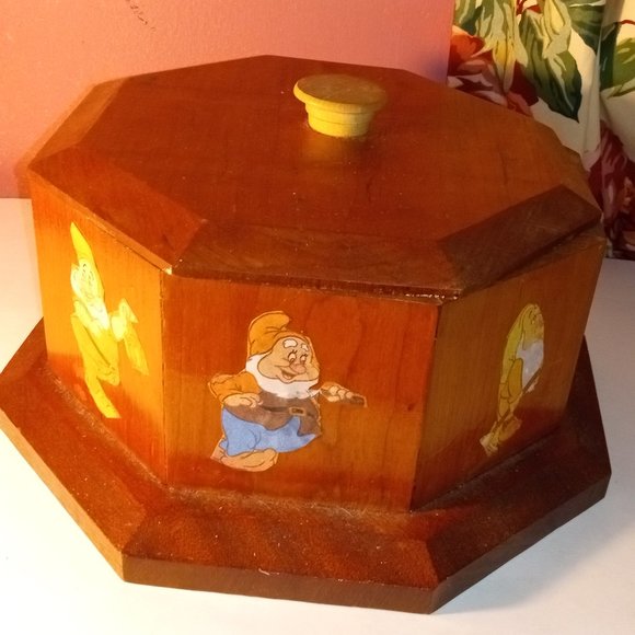 HANDMADE, DISNEY | Kitchen | Vintage All Wooden Handmade Disney Snow ...